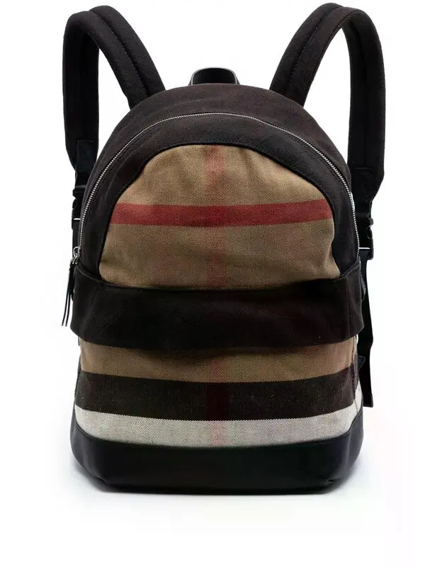 Burberry Mega Check Canvas Tiller Backpack