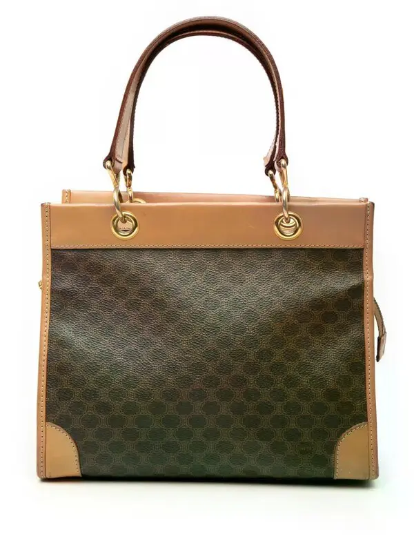 Celine Macadam Coated Canvas Tote Bag