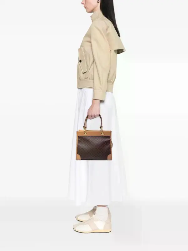 Celine Macadam Coated Canvas Tote Bag
