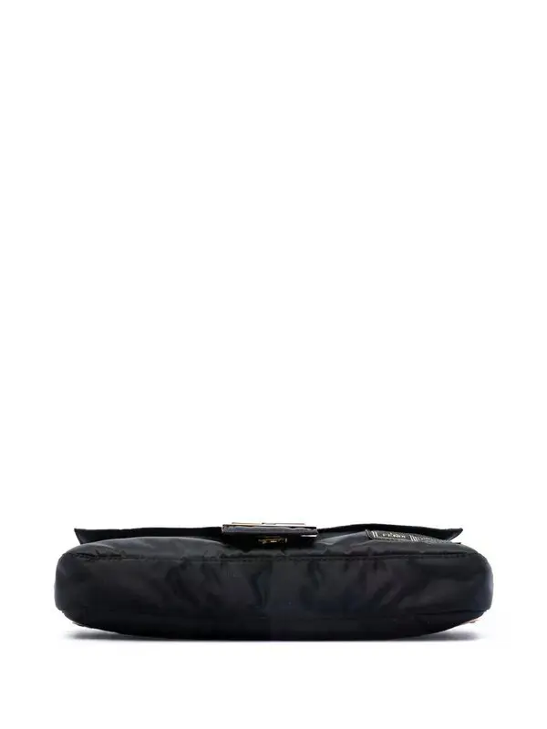 Fendi Nylon Convertible Baguette Satchel