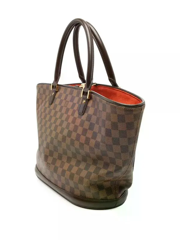 LOUIS VUITTON Damier Ebene Manosque Gm Tote Bag