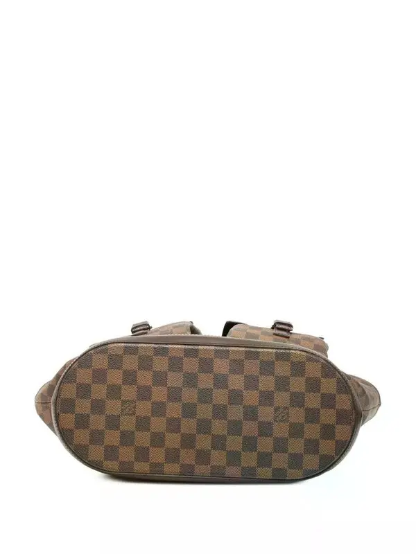 LOUIS VUITTON Damier Ebene Manosque Gm Tote Bag
