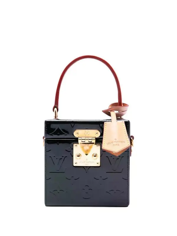 LOUIS VUITTON Monogram Vernis Bleecker Box Vanity Bag