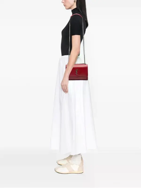 Saint Laurent Medium Calfskin Monogram Sunset Crossbody Bag