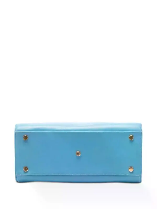 Saint Laurent Sac De Jour Satchel - Blue