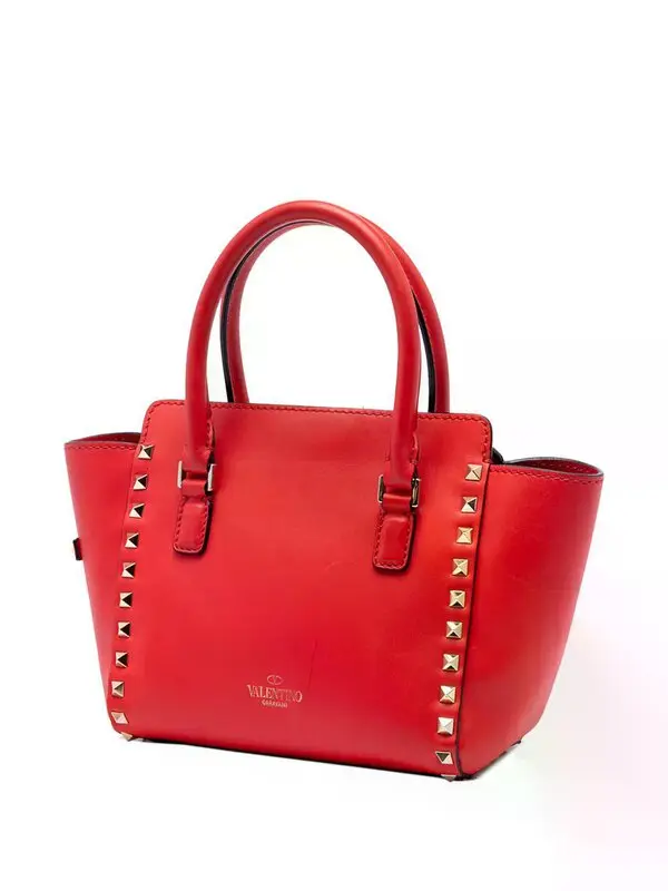 Valentino Garavani Mini Rockstud Leather Tote Satchel