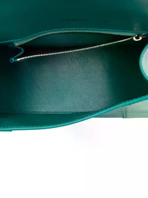 Balenciaga Small Shiny Box Calfskin Hourglass Top Handle Bag - Blue
