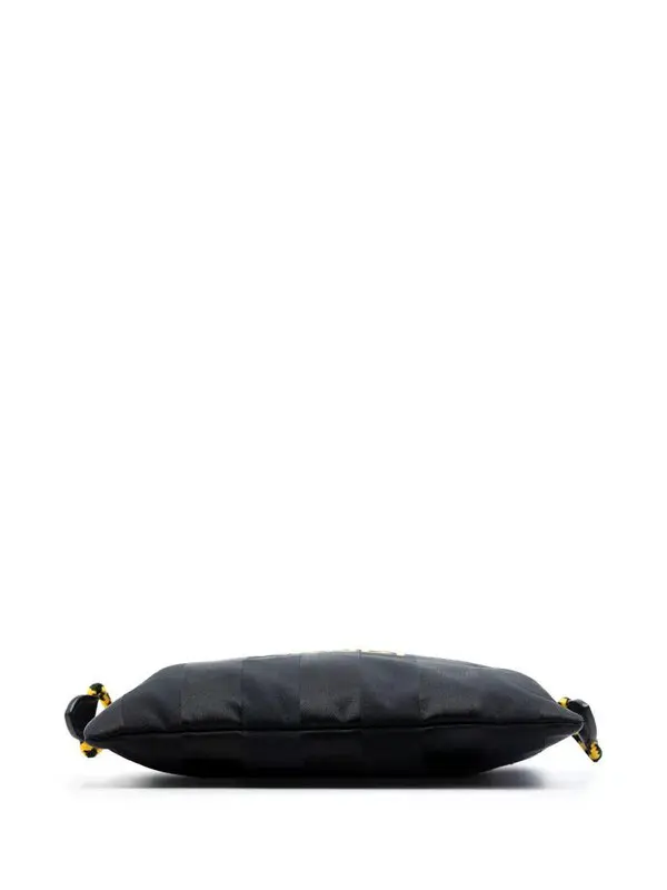 Fendi Pequin Nylon Pack Pouch Crossbody Bag
