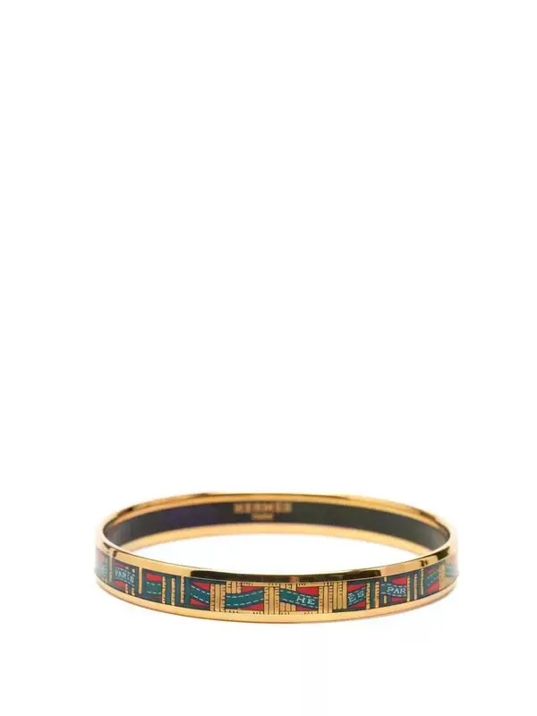 Hermès 20th Century Cloisonné Enamel Bangle