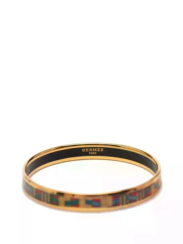 Hermès 20th Century Cloisonné Enamel Bangle