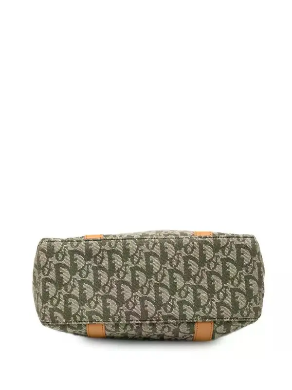 Dior Diorissimo Trotter Canvas Tote Bag - Green