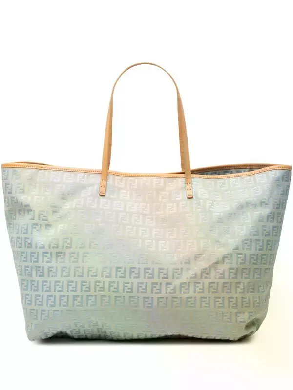 Fendi Zucchino Canvas Roll Tote Bag