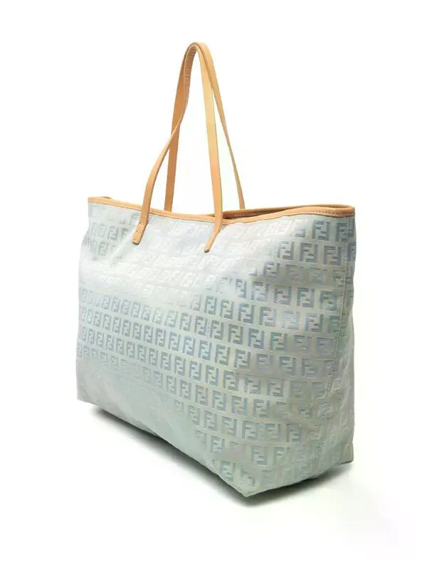 Fendi Zucchino Canvas Roll Tote Bag