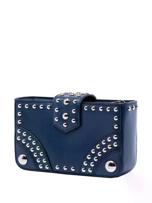 Prada Elektra Studded Clutch Bag