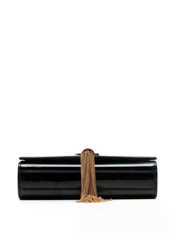Saint Laurent Small Patent Leather Monogram Kate Tassel Crossbody Bag