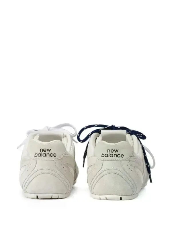 Miu Miu X New Balance 530 Sl Suede And Mesh Sneakers - White