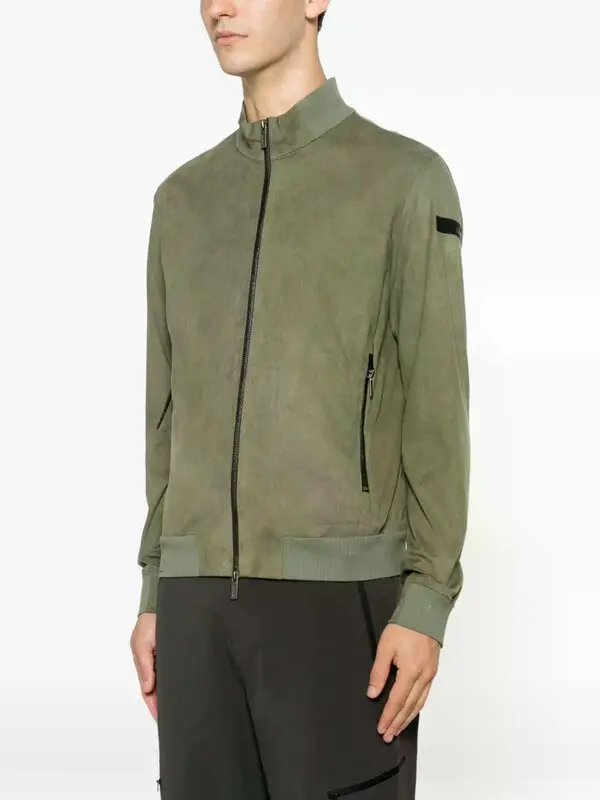 RRD Roberto Ricci Designs Suede-effect Zip-up Jacket