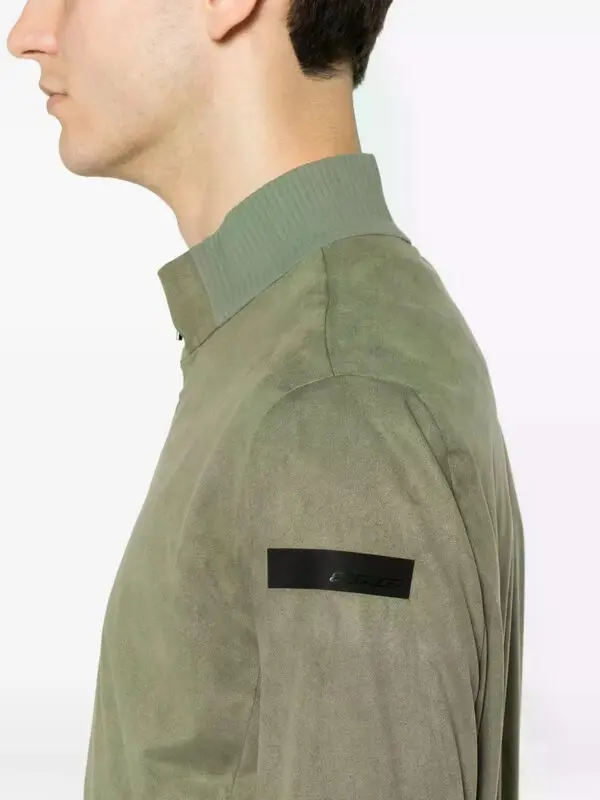 RRD Roberto Ricci Designs Suede-effect Zip-up Jacket