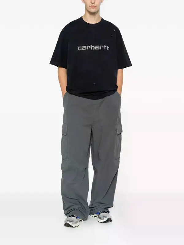 Carhartt Work In Progress S/s Painter Logo-print T-shirt - Blue