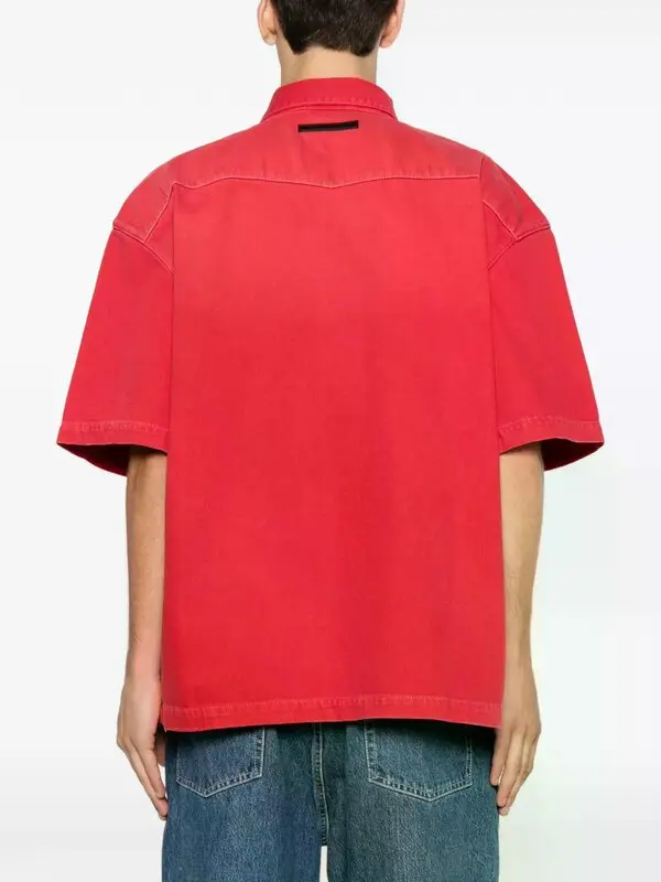 7 For All Mankind Logo-patch Short-sleeve Overshirt
