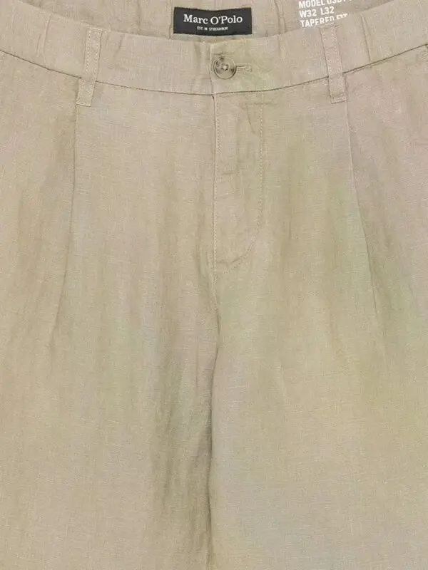 Marc O'polo Osby Pleated Tapered-fit Trousers