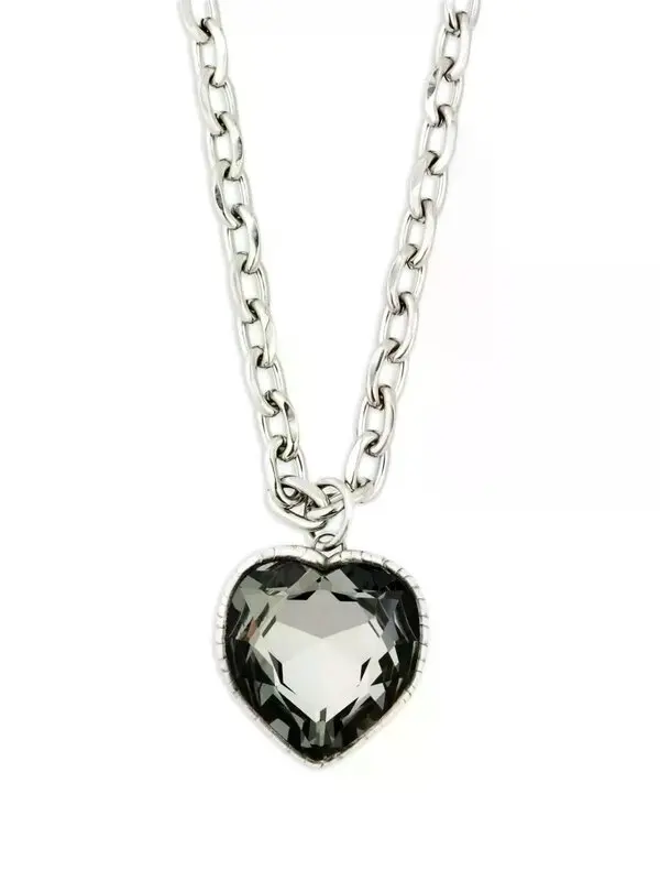 POISON DROP LAB Crystal Heart Pendant Necklace