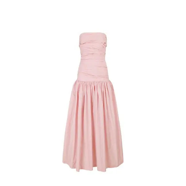 KOAHARI Peony Dress With Detachable Cape