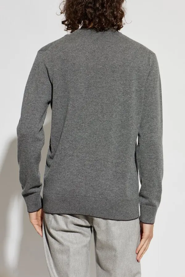 Eleventy Cashmere Crew Neck Sweater - Grey