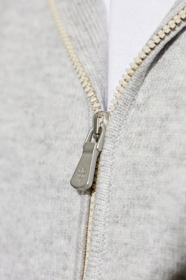 Eleventy Cashmere Hooded Zip-up Cardigan