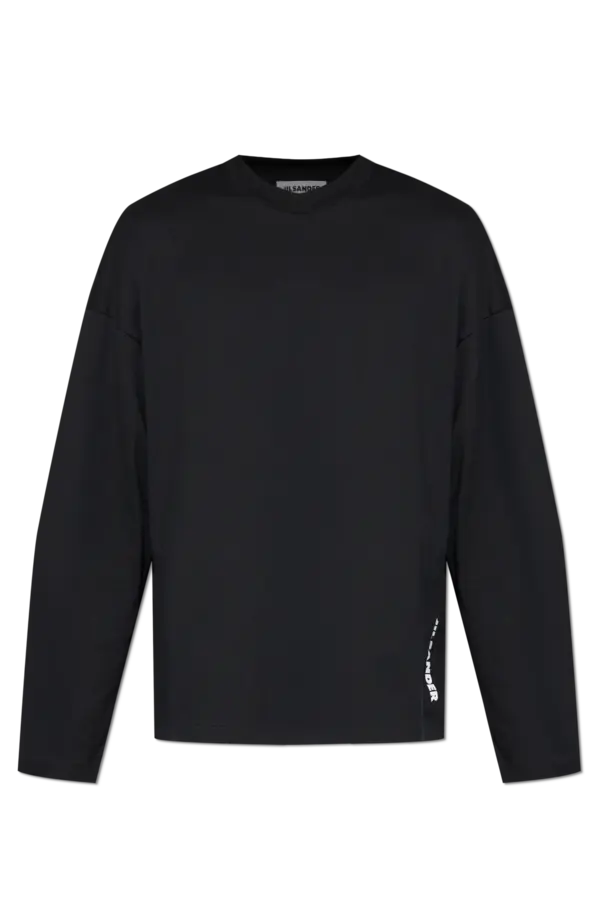 JIL SANDER Long Sleeve T-shirt - Black