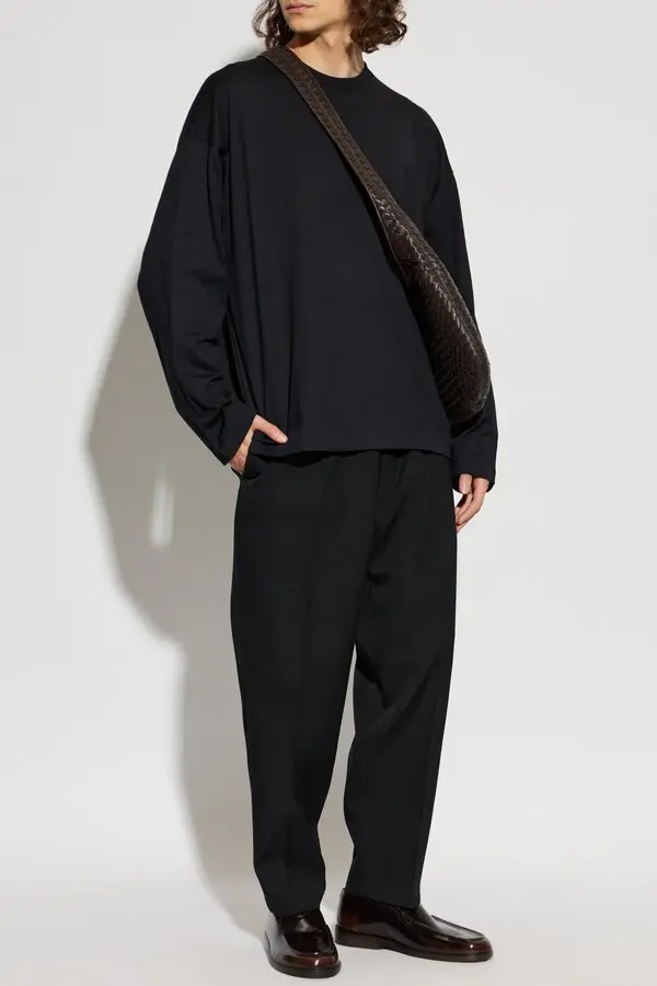 JIL SANDER Long Sleeve T-shirt - Black