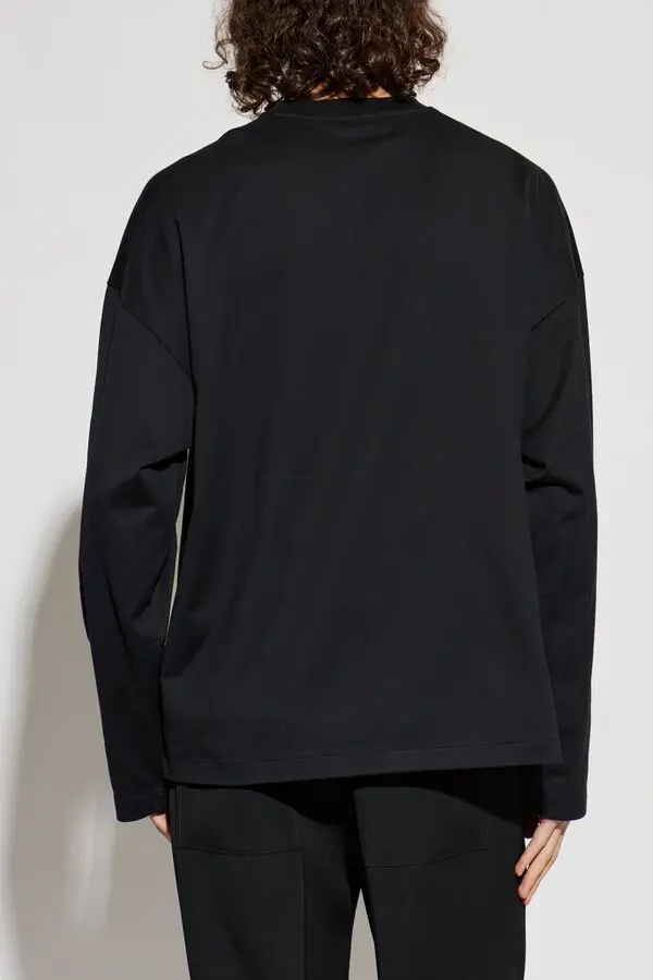 JIL SANDER Long Sleeve T-shirt - Black