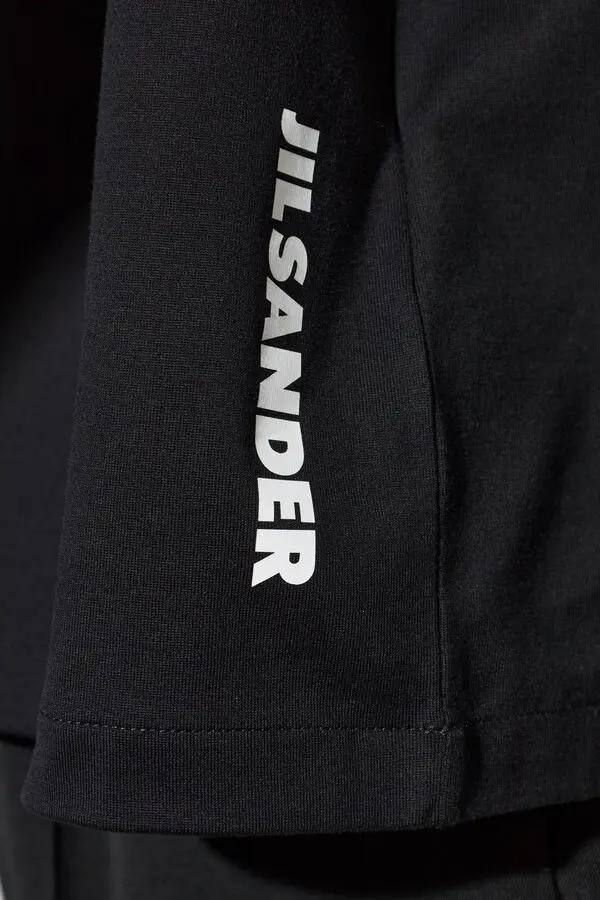 JIL SANDER Long Sleeve T-shirt - Black