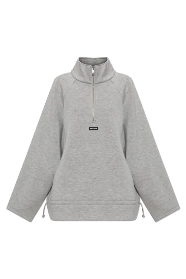 ROTATE BY BIRGER CHRISTENSEN Sweatshirt With Logo Patch