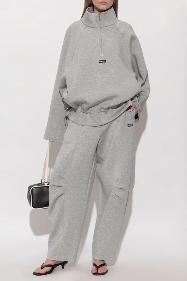 ROTATE BY BIRGER CHRISTENSEN Sweatshirt With Logo Patch