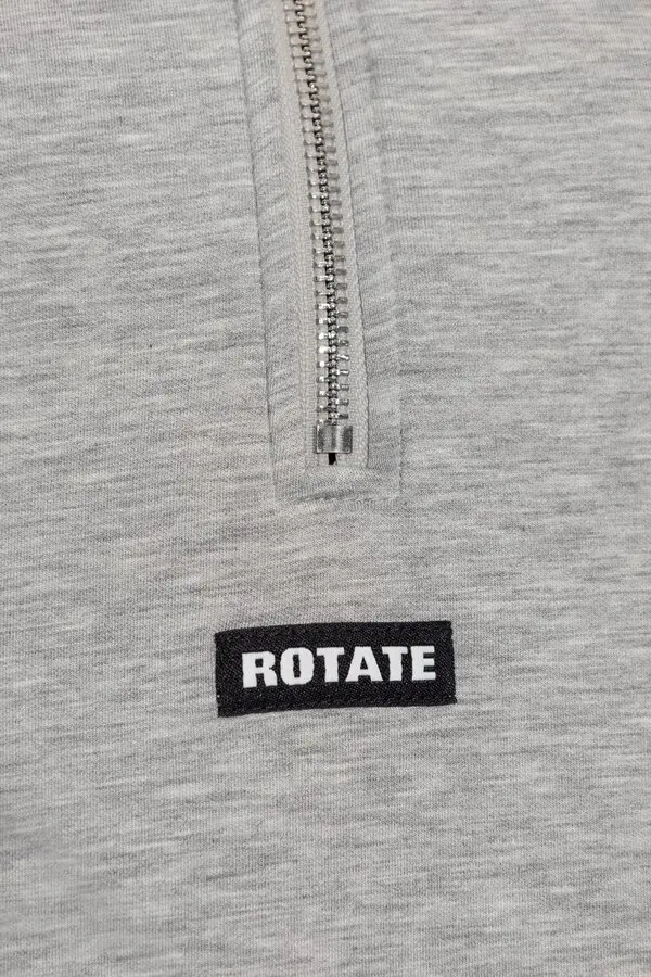 ROTATE BY BIRGER CHRISTENSEN Sweatshirt With Logo Patch