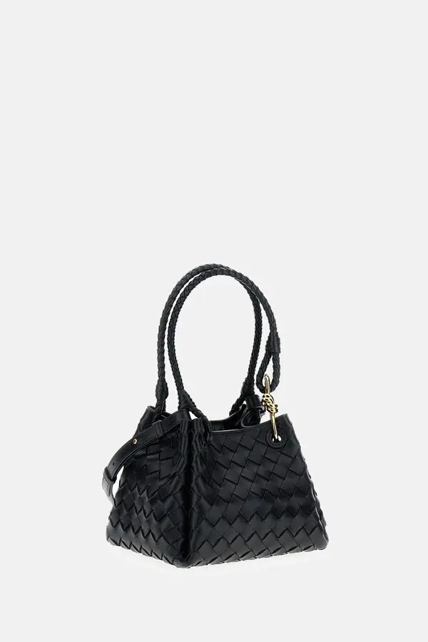 Bottega Veneta Small Parachute Bag - Nero