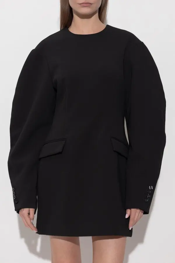 ROTATE BY BIRGER CHRISTENSEN Mini Dress With Balloon Sleeves And Pockets