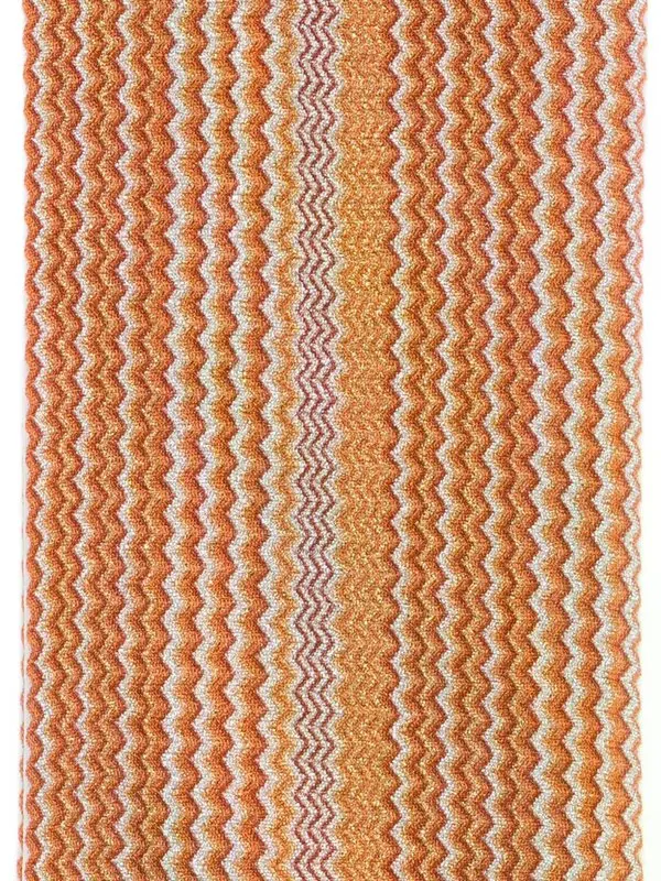 Missoni Zigzag-knit Fringed Scarf
