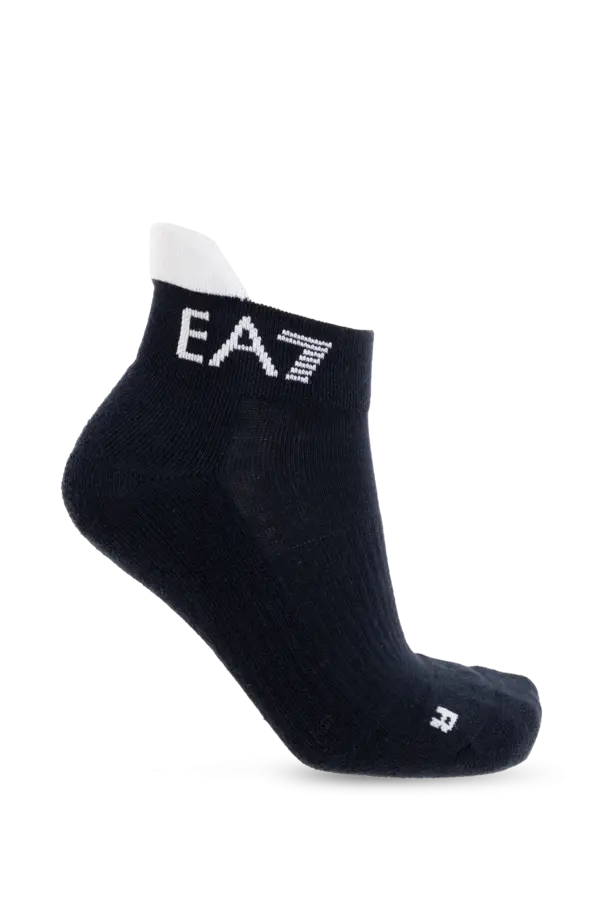 EA7 Logo Socks - Black