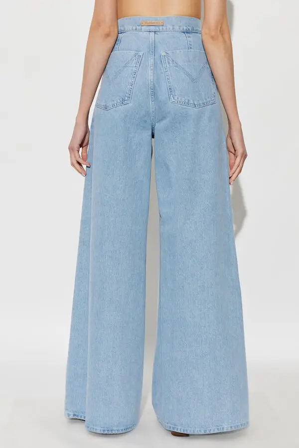 Max Mara Affari" Wide-leg Jeans - Blue