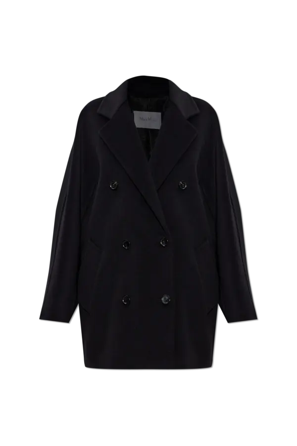 Max Mara Double-breasted Coat "rebus - Black