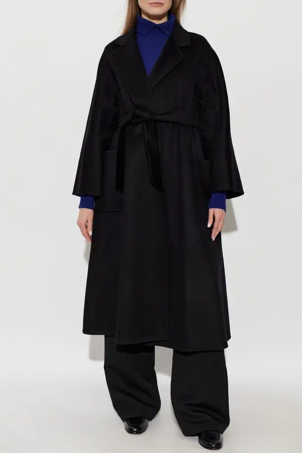 Max Mara Ludmilla Cashmere Coat - Black