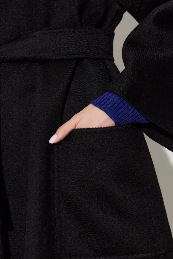 Max Mara Ludmilla Cashmere Coat - Black