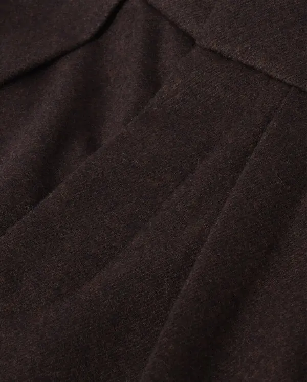 Johnstons Of Elgin Traquair Twill Check Wool & Cashmere Blend Trousers