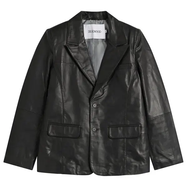 DEADWOOD Stanley Leather Blazer