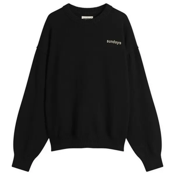 SNDYS. Knit Pullover With Graphic Logo
