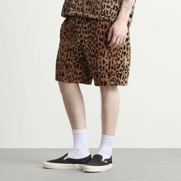 NEIGHBORHOOD X Hippopotamus Terry Cloth Print Shorts