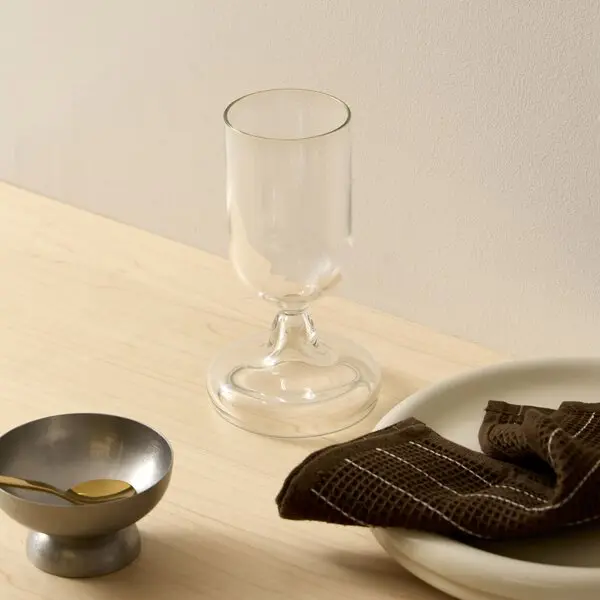 GUSTAF WESTMAN Chunky Beer Glass - Transparent