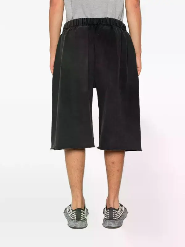 GALLERY DEPT. Logo-print Raw-edge Shorts